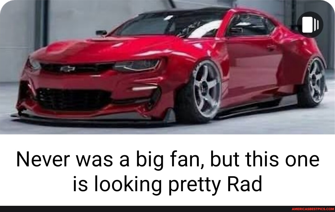 Never was a big fan, but this one is looking pretty Rad - America’s ...