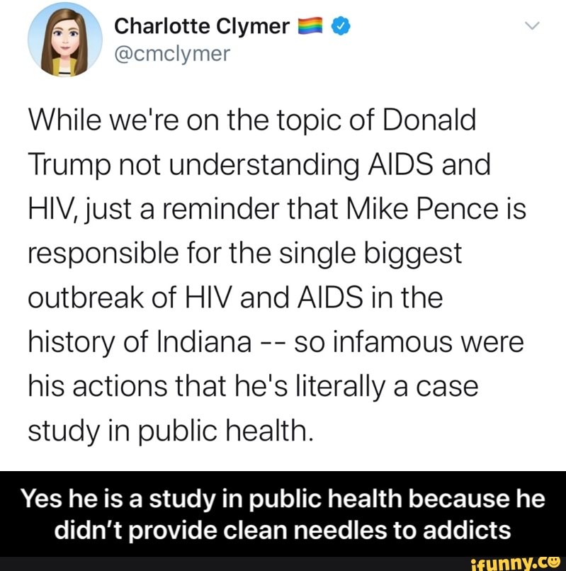 While we're on the topic of Donald Trump not understanding AIDS and HIV ...