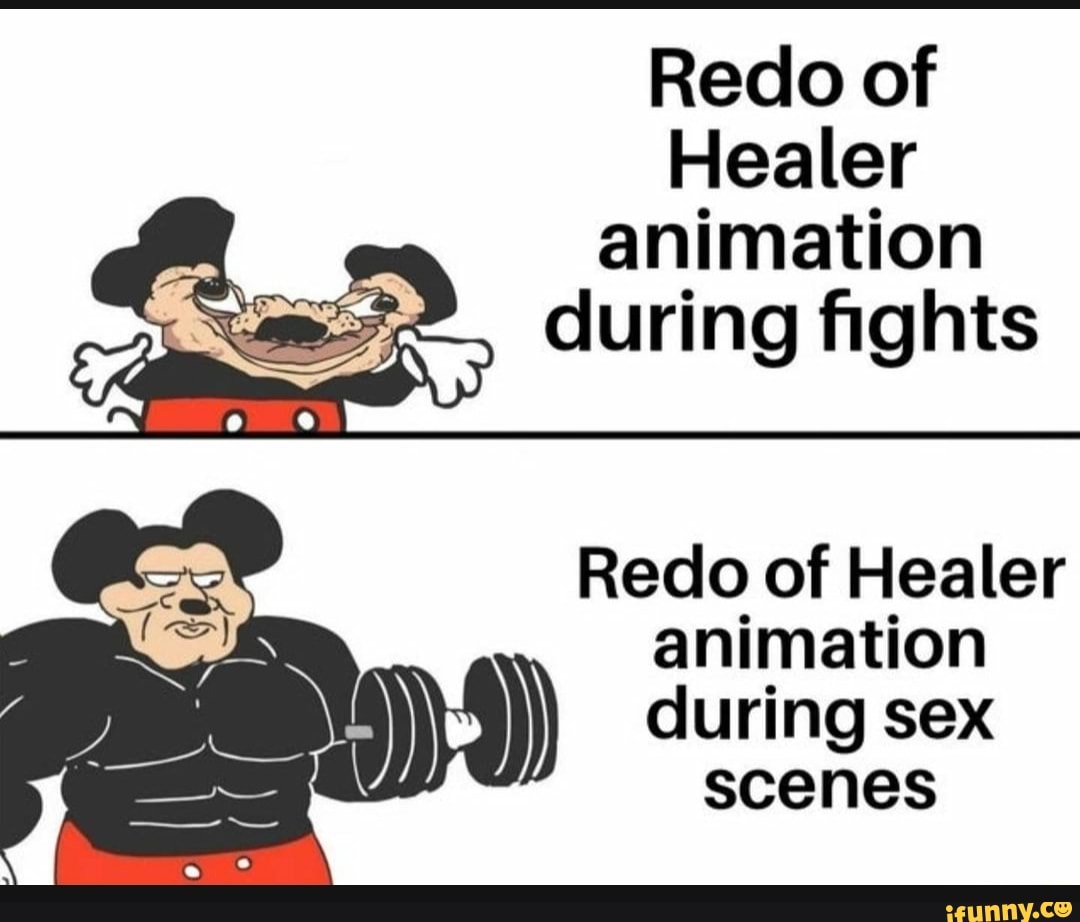 Redo of Healer animation during fights Redo of Healer animation during ...