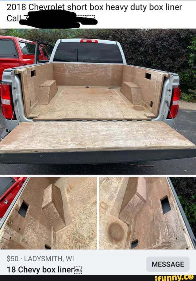 2018 olet short box heavy duty box liner Call' $50 LADYSMITH, WI ...
