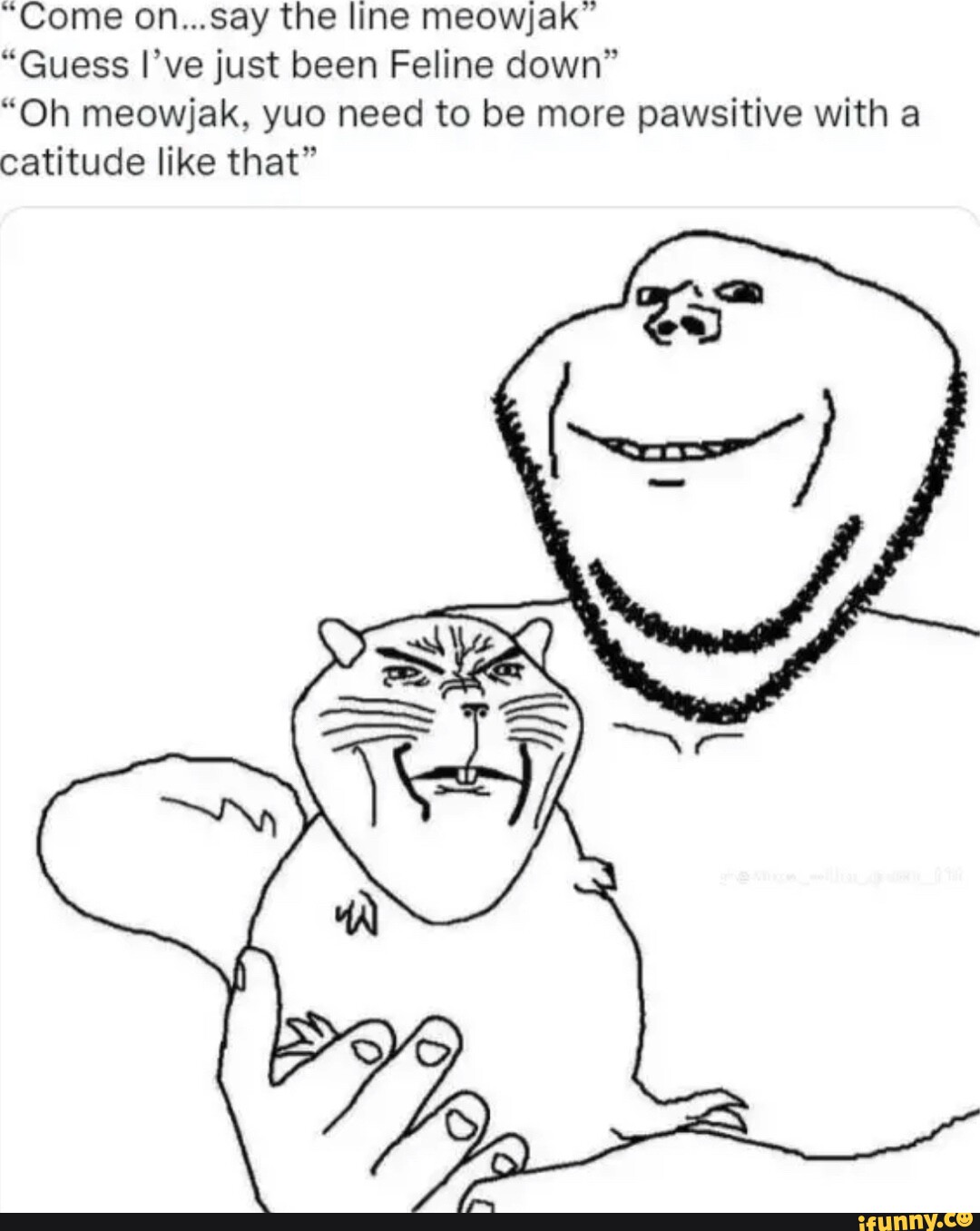 A friend of mine has bathroom art for their cat - iFunny