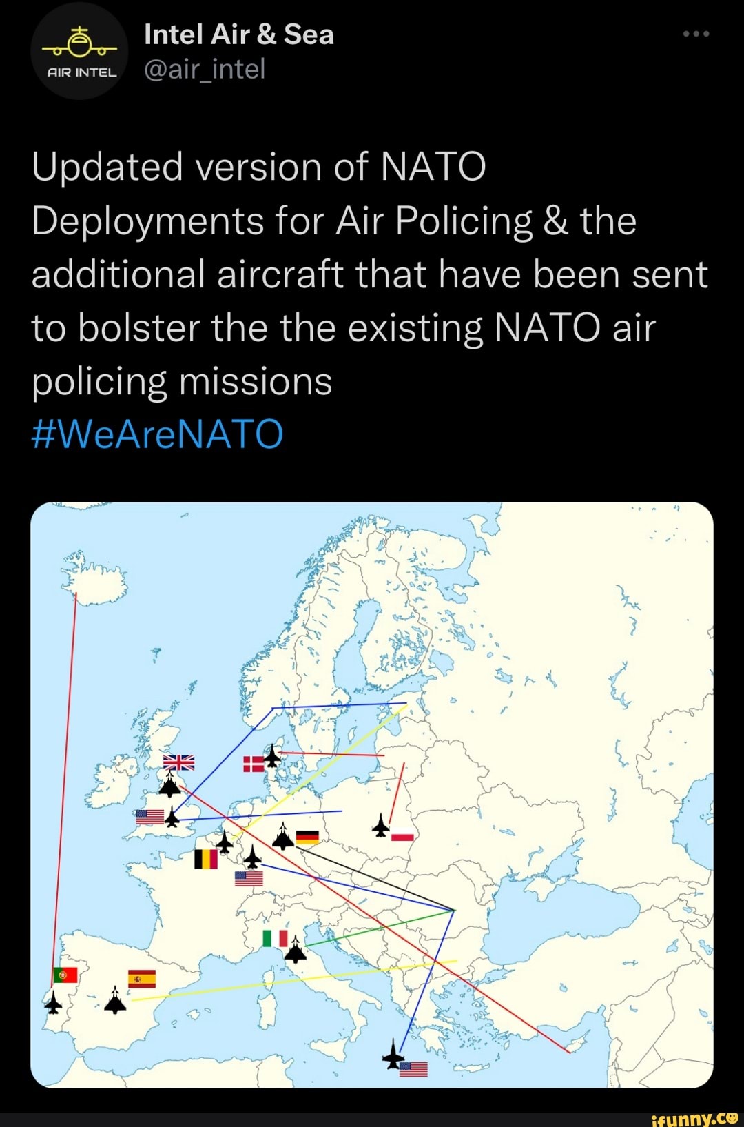 & Intel Air & Sea AIR INTEL Updated version of NATO Deployments for Air ...
