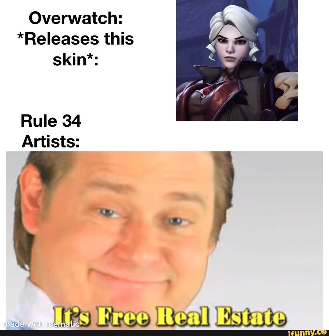 Overwatch: *Releases this skin*: Rule 34 Artists: - iFunny
