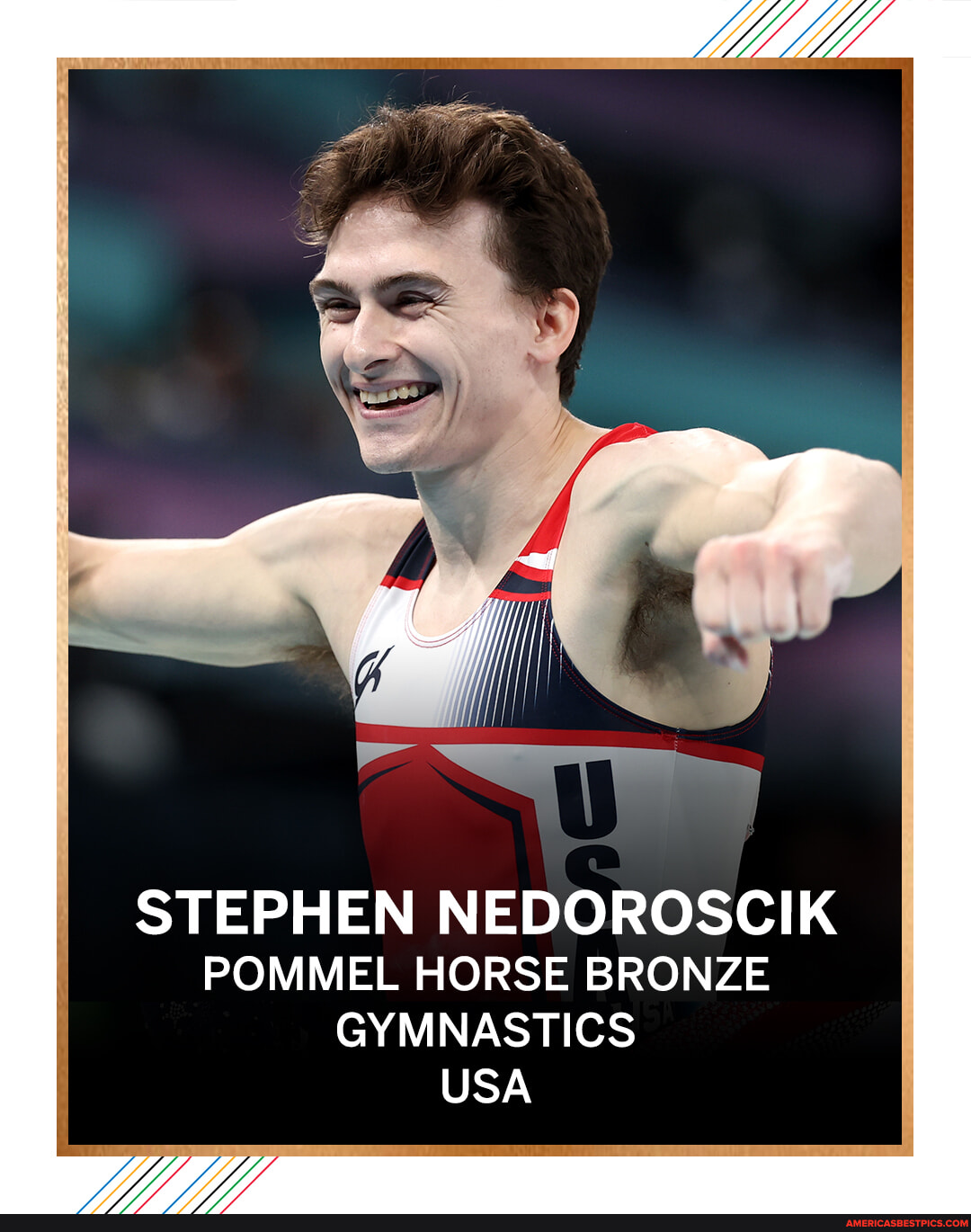 Stephen Nedoroscik takes home the bronze in the pommel horse 🥉 He's ...