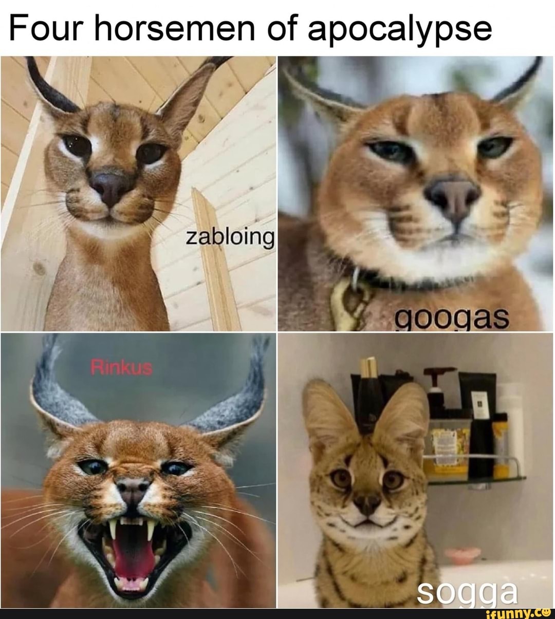 Four horsemen of apocalypse zabloing - iFunny