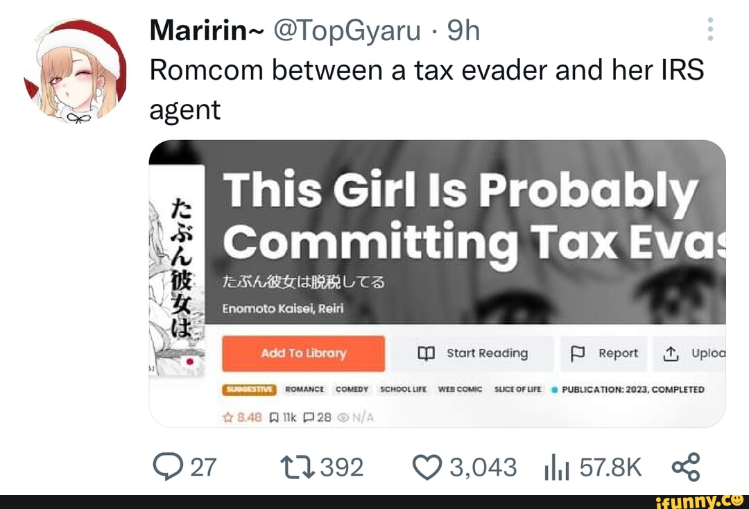 Maririn~ @TopGyaru Sh Romcom between a tax evader and her IRS agent te ...