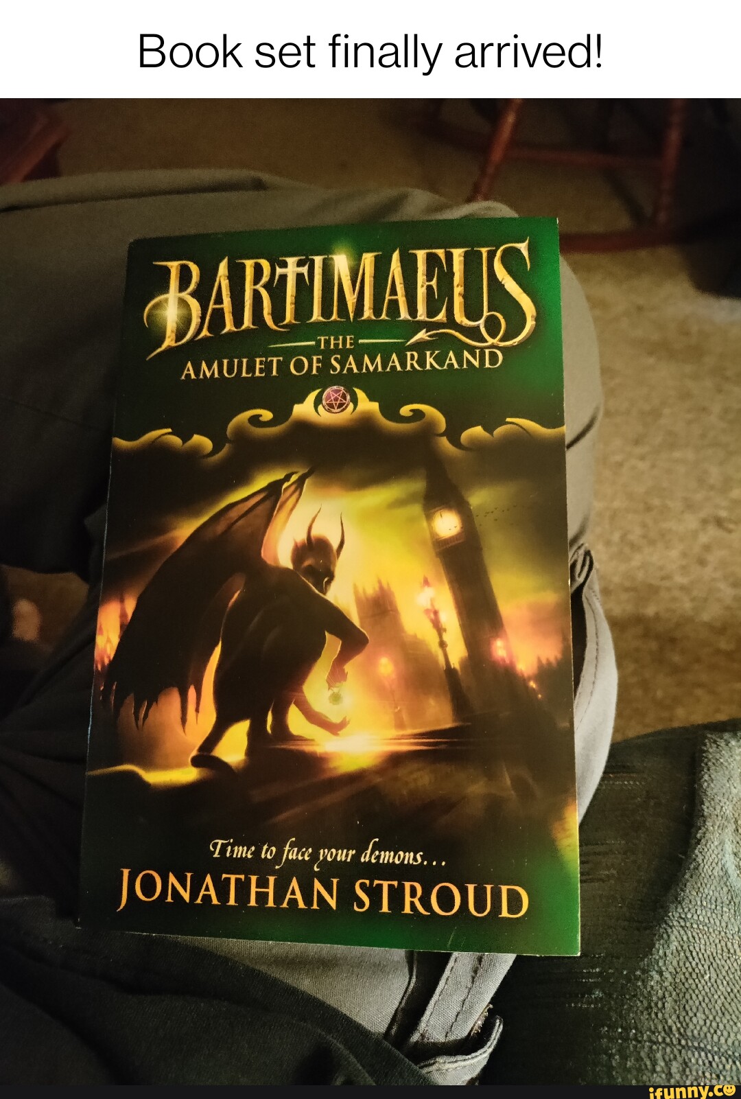 Book set finally arrived! THE AMULET OF SAMARKAND Time to face pour ...