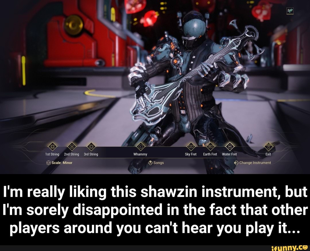 I'm really Iiking this shawzin instrument, but I'm sorely disappointed ...