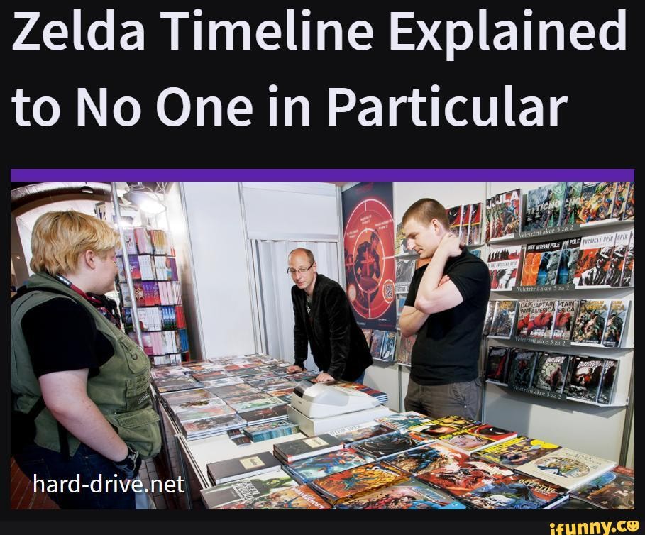 Zelda Timeline Explained to No One in Particular hard-drive.net - iFunny