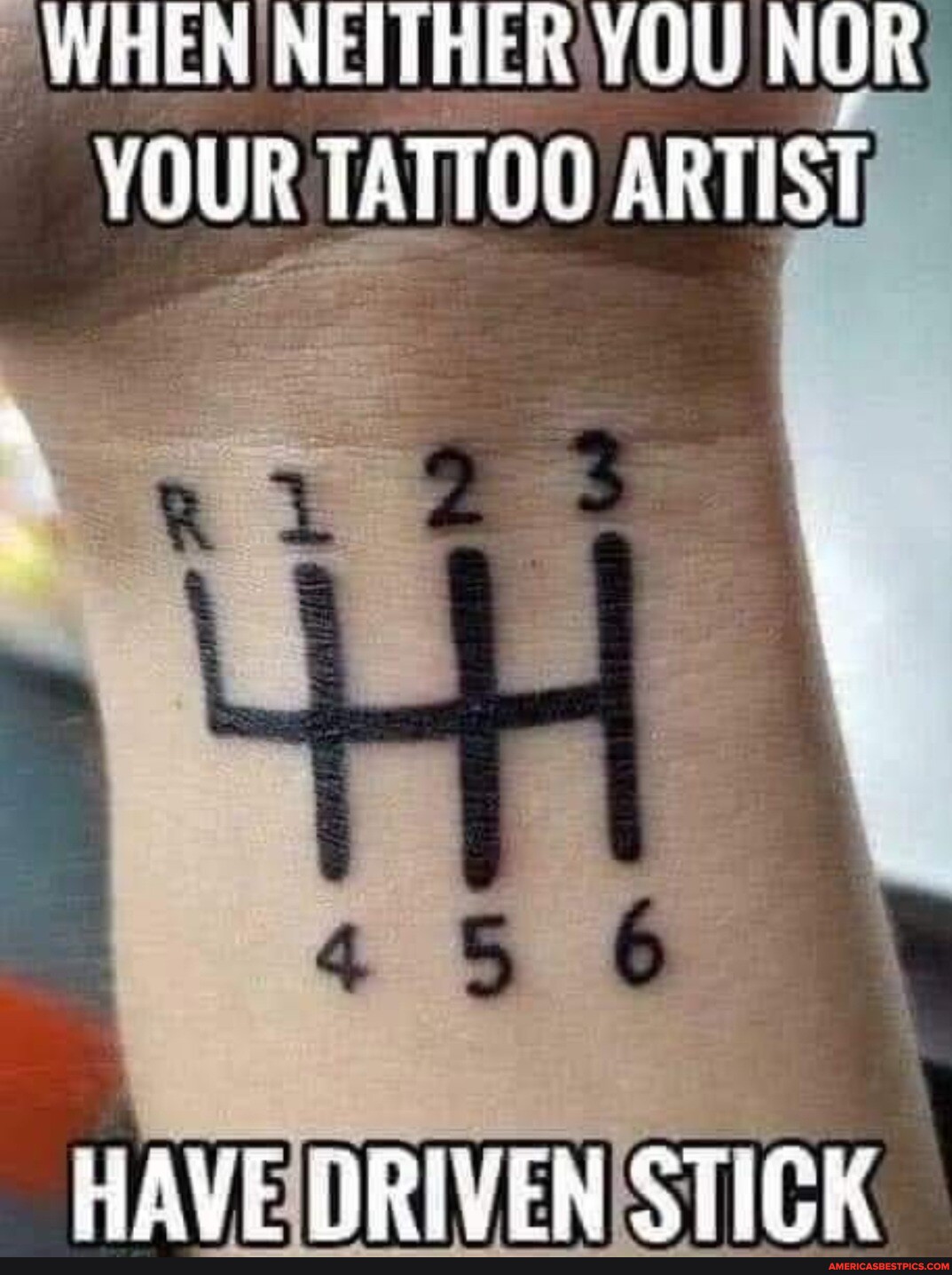 WHEN RETIBER YOU NOR' YOUR TATTOO ARTIST all HAVE URIVEN STICK ...