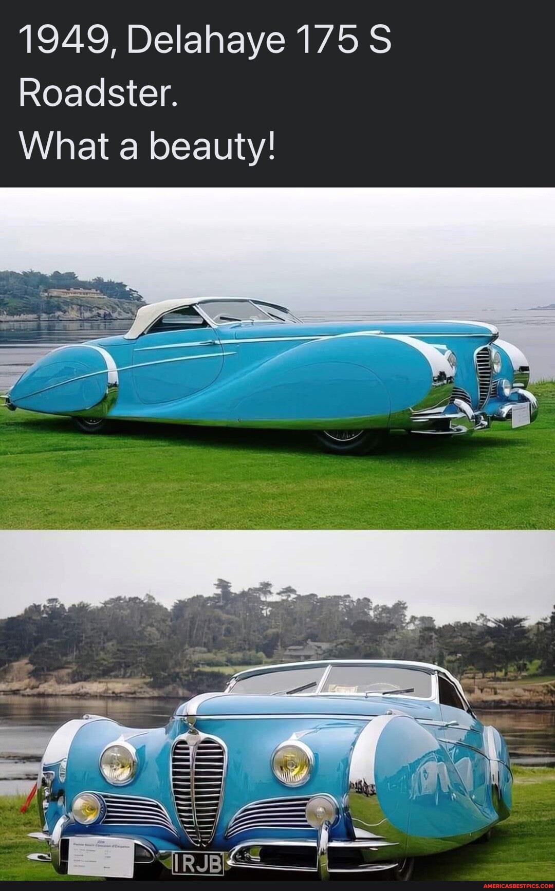 1949, Delahaye 175 Roadster. What a beauty! - America’s best pics and videos