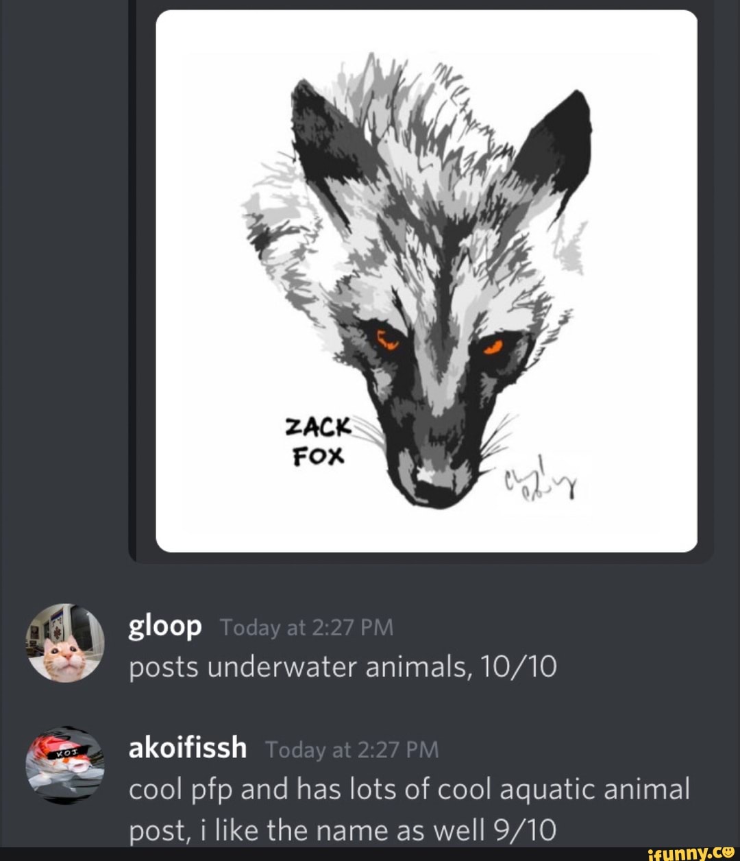 Gloop posts underwater animals, 10/10 cool pfp and has lots of cool ...