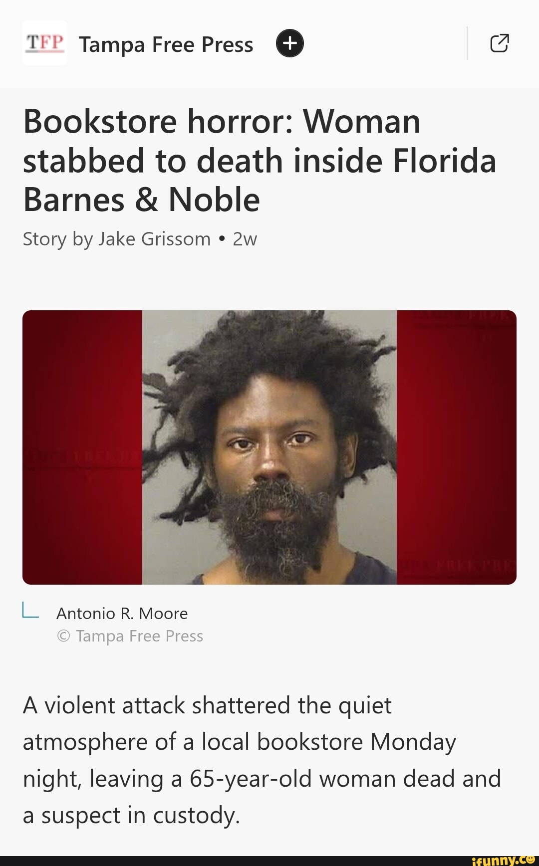 Tl Tampa Free Press @ I Bookstore horror: Woman stabbed to death inside ...