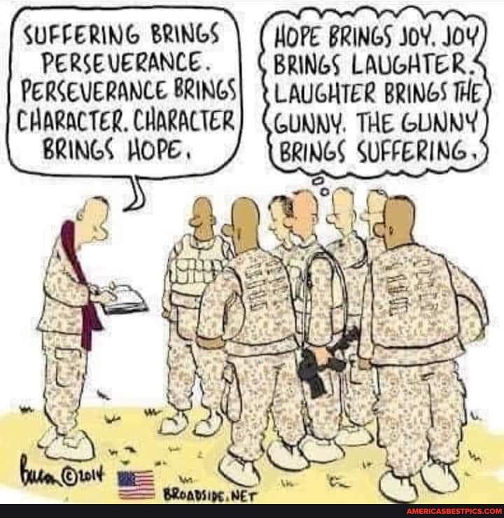 SUFFERING BRINGS PERSEVERANCE. PERSEVERANCE BRINGS CHARACTER. CHARACTER ...