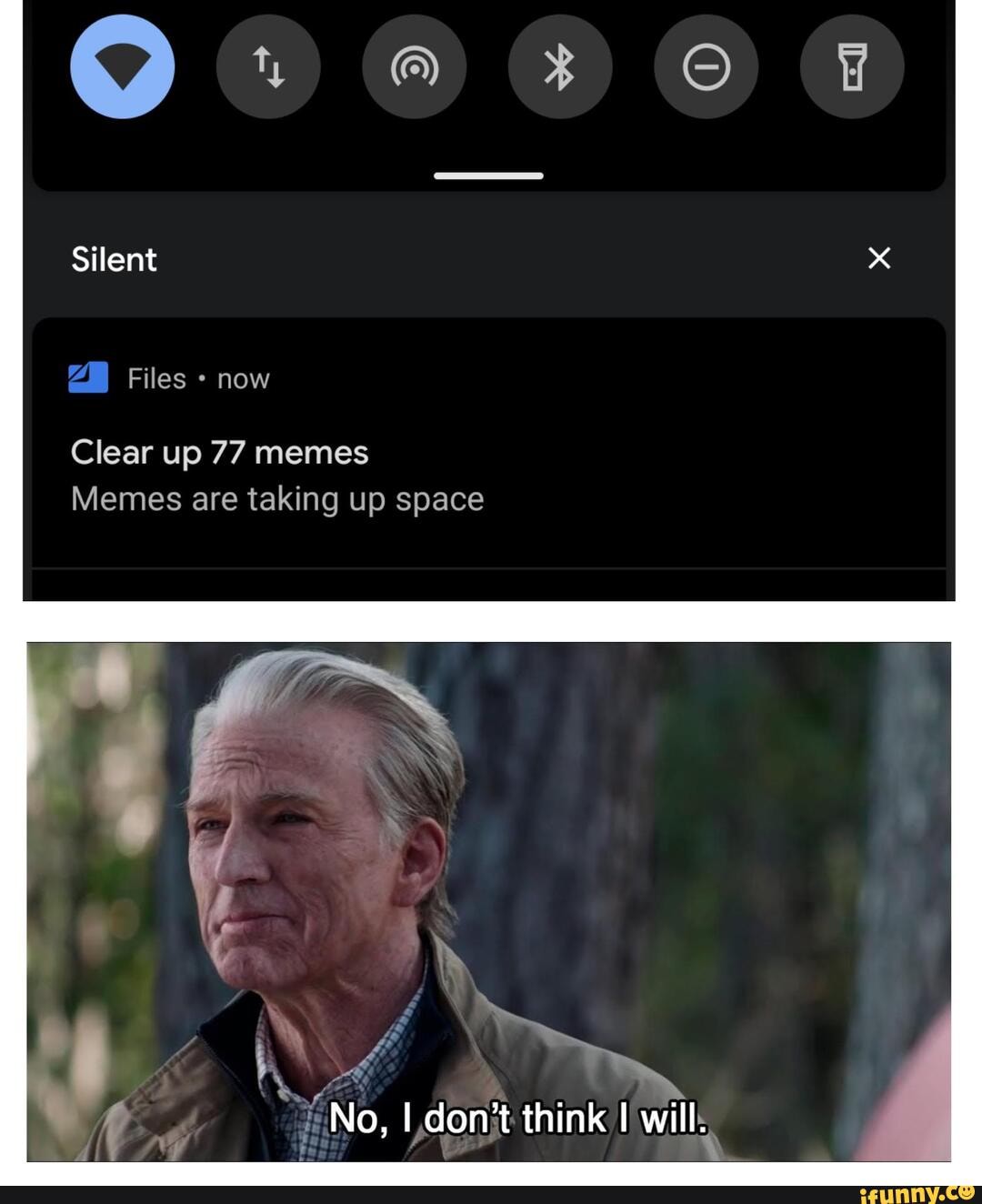 Silent x Files now Clear up 77 memes Memes are taking up space No, don ...