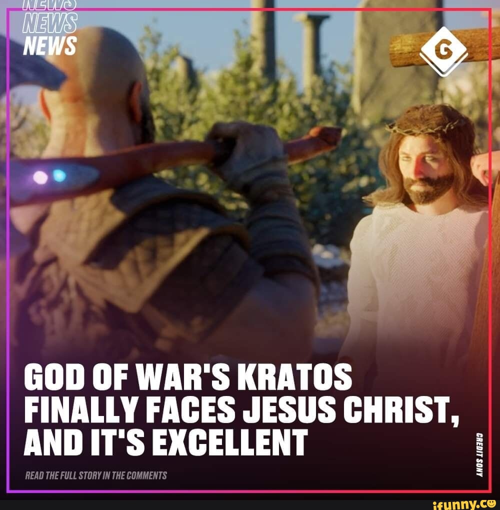 NEWS GOD OF WAR'S KRATOS FINALLY FACES JESUS CHRIST, AND IT'S EXCELLENT ...