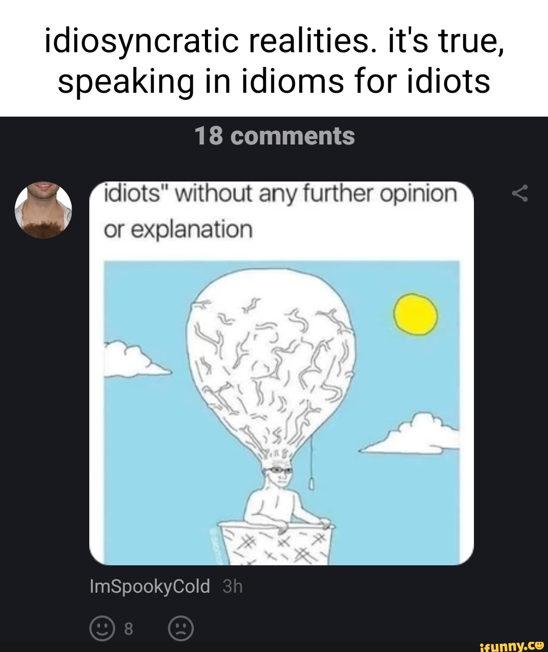 Idiosyncratic realities. it's true, speaking in idioms for idiots 18 ...