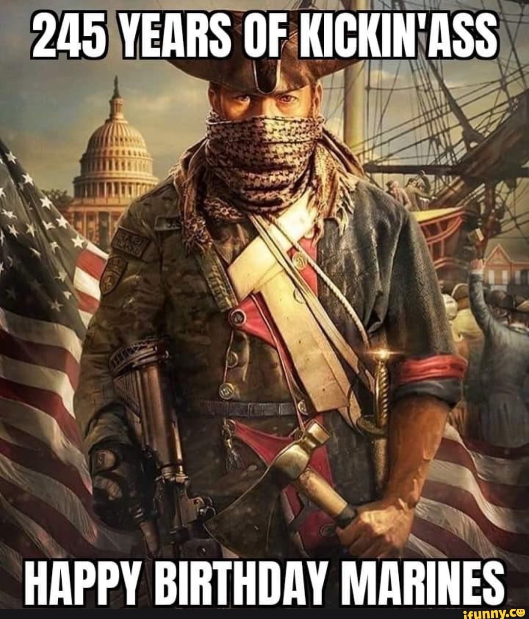 249 YEARS OF KICKIN'ASS HAPPY BIRTHDAY MARINES - iFunny