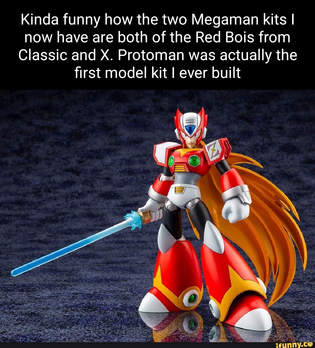 Kinda funny how the two Megaman kits I now have are both of the Red ...