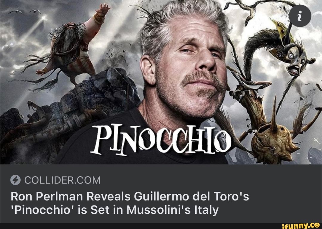 PINOCCHIO Ron Perlman Reveals Guillermo del Toro's 'Pinocchio' is Set ...