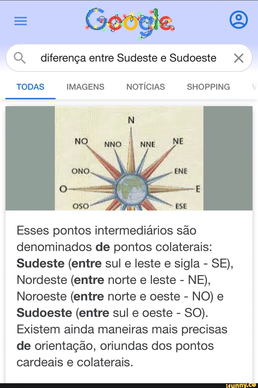 O. diferença entre Sudeste e Sudoeste X TODAS IMAGENS NOTÍCIAS SHOPPING ...