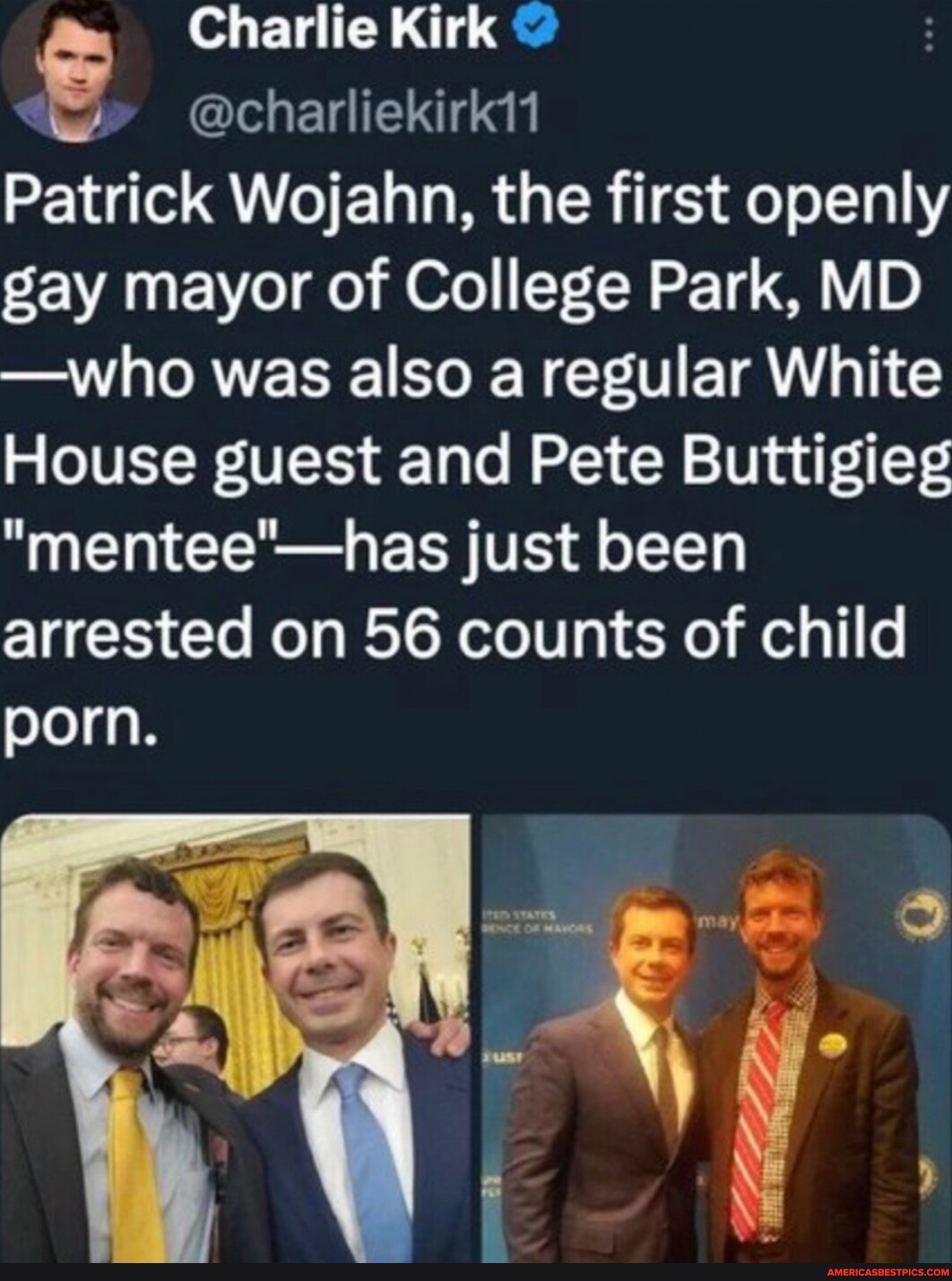 Charlie Kirk @char tek Patrick Wojahn, the first openly gay mayor of ...