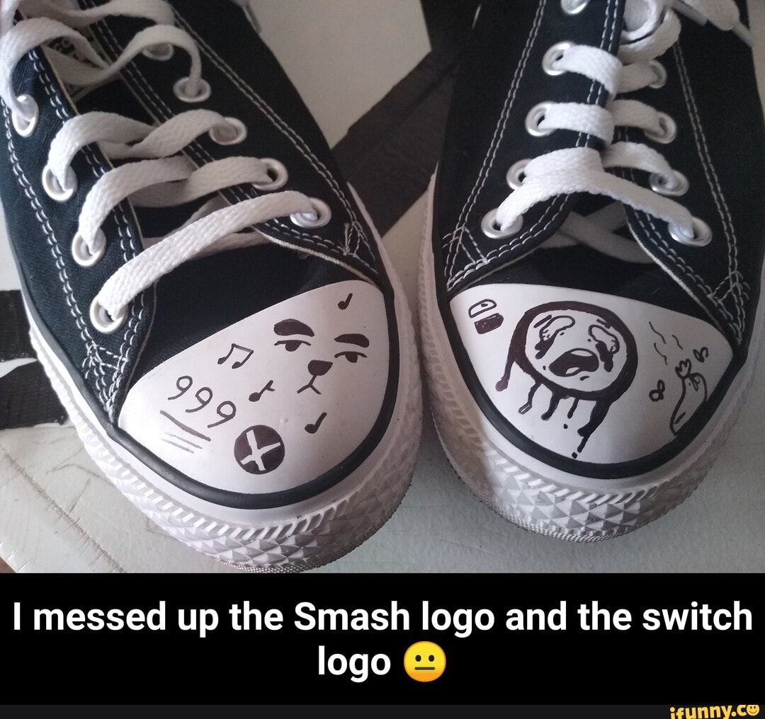 Logo O I messed up the Smash logo and the switch - I messed up the ...