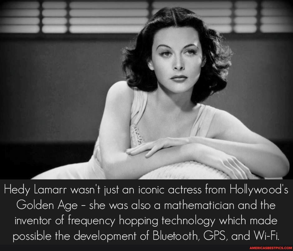 Hedy Lamarr wasn't just an iconic actress from Hollywood's Golden Age - she was also a ...