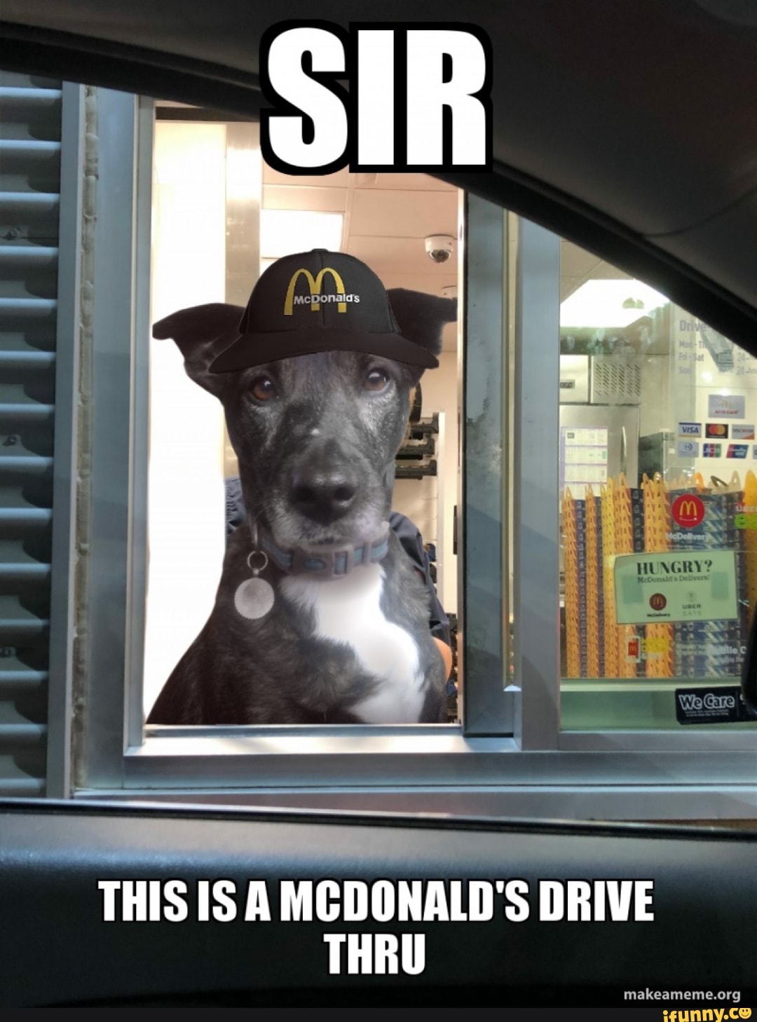 THIS IS A MCDONALD'S DRIVE THRU makeameme - iFunny