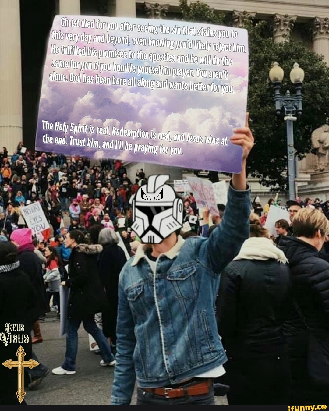 Christ died for you after seeing the sin that stains you to this very ...