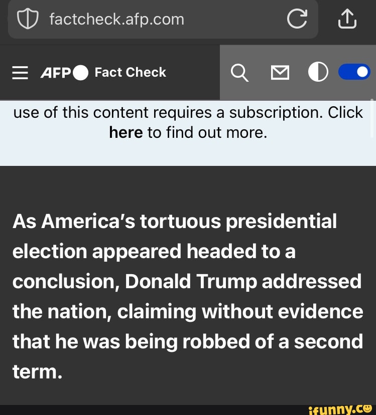 Factcheck.afp.com = AFP@ Fact Check use of this content requires a ...