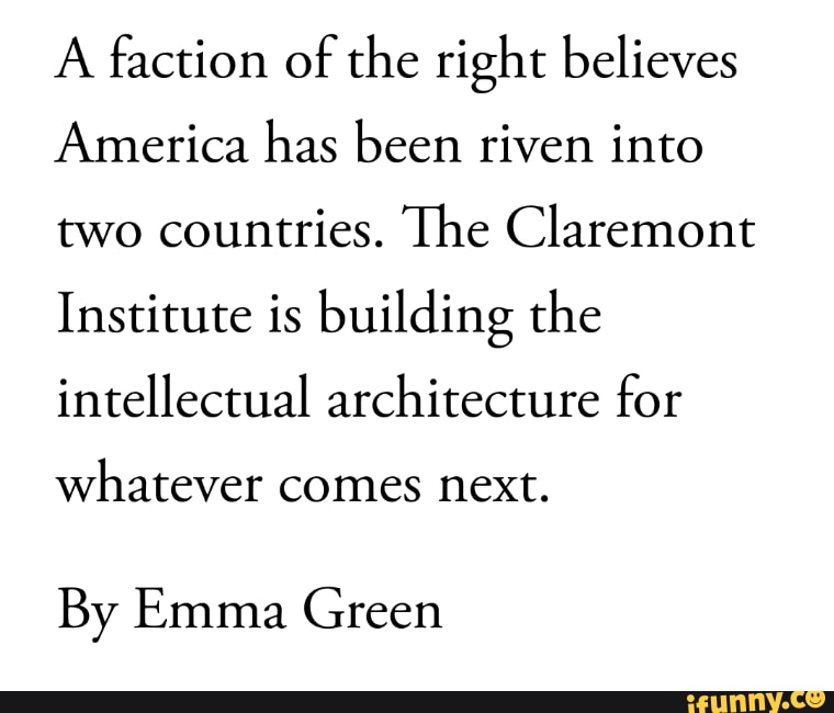 Conservatives Are Preparing for Civil War part 1 - A faction of the ...