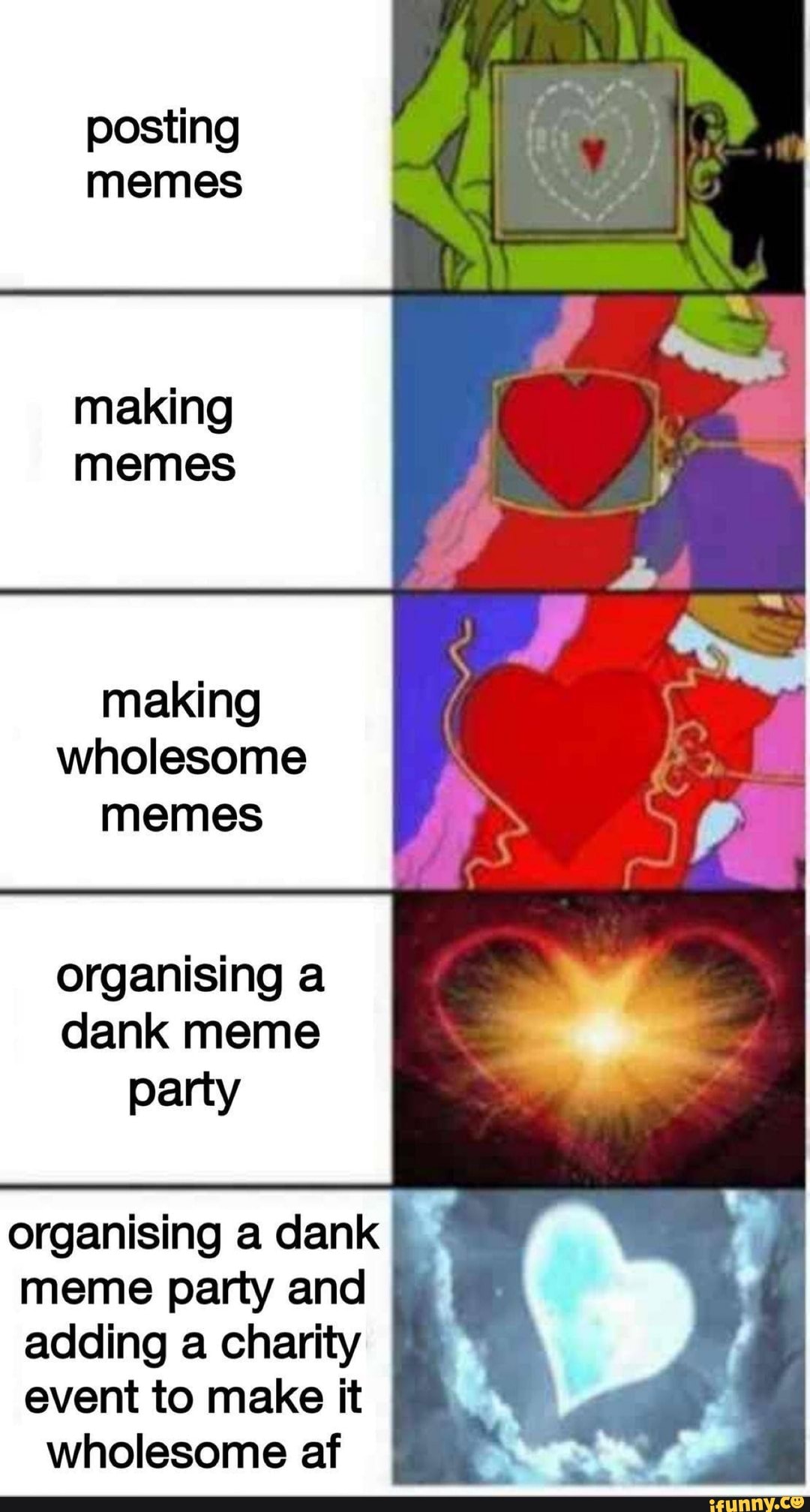 Posting memes making memes making wholesome memes organising a dank ...