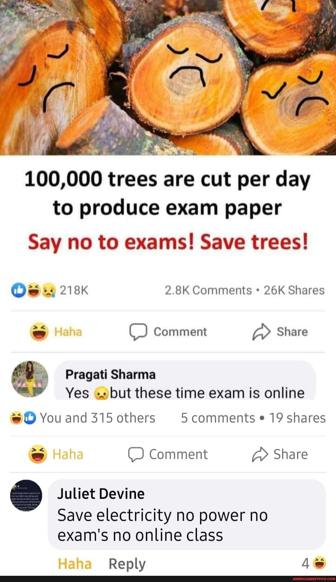 😂😂😂😂 Inbox Us To Promote Your Content - 100,000 trees are cut per day ...
