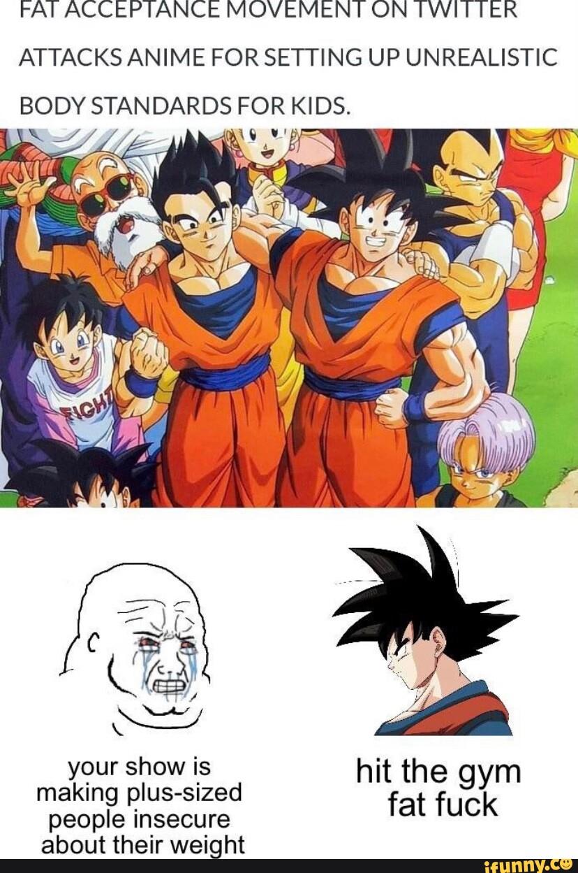 FAT ACCEPTANCE MOVEMENT ON TWITTER ATTACKS ANIME FOR SETTING UP ...