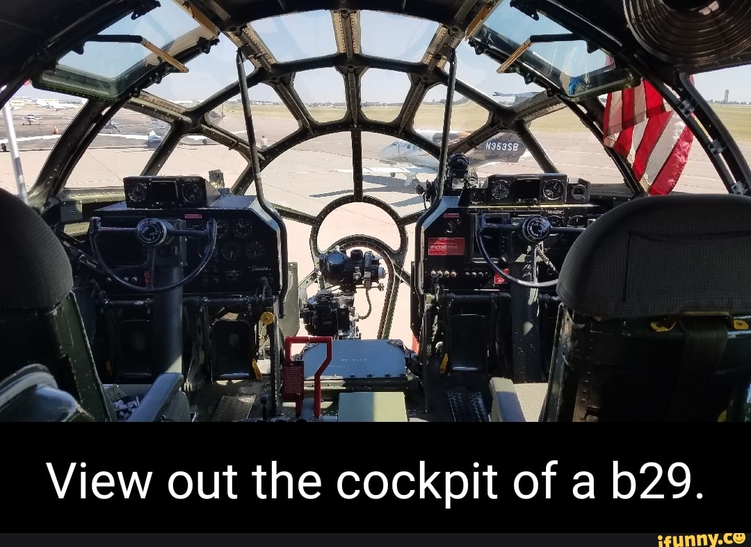 View out the cockpit of a - iFunny
