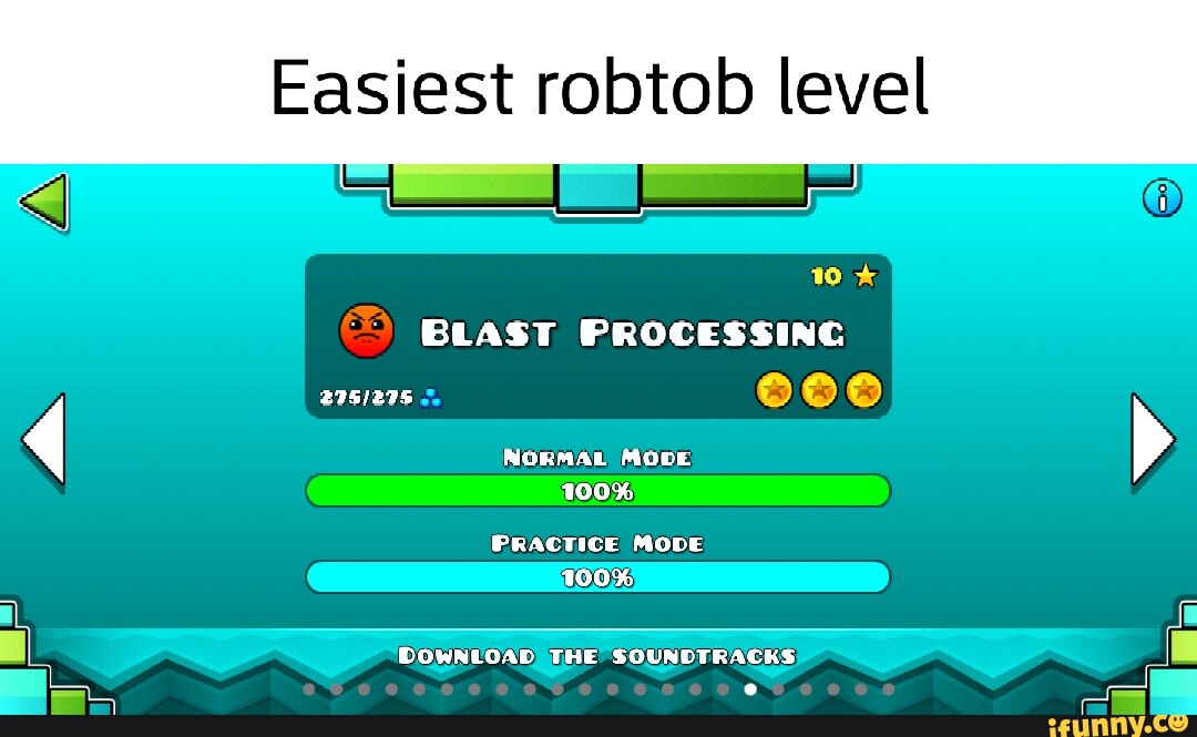 Easiest robtob level 10 BLAST PROCESSING Cs) NORMAL MODE 100% PRACTICE ...