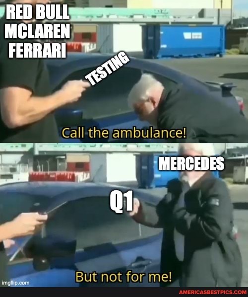RED BULL MCLAREN FERRARI MERCEDES Gall-the ambulance! 01 - America’s ...