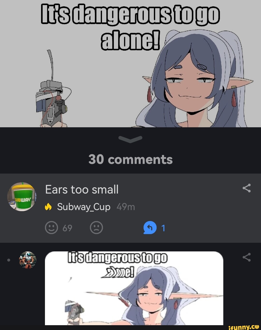 Alone! 30 comments Ears too small