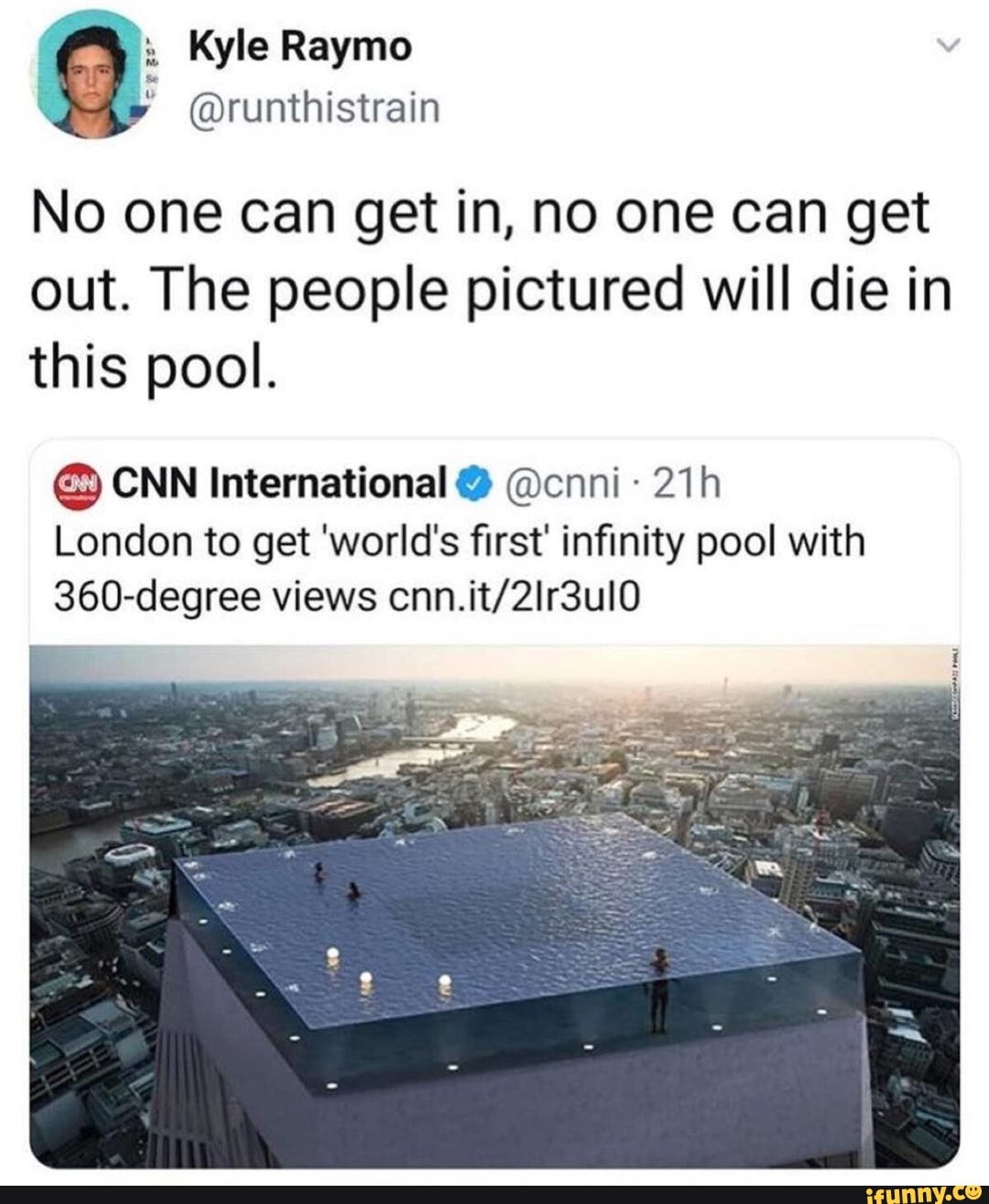 No one can get in, no one can get out. The people pictured will die in ...