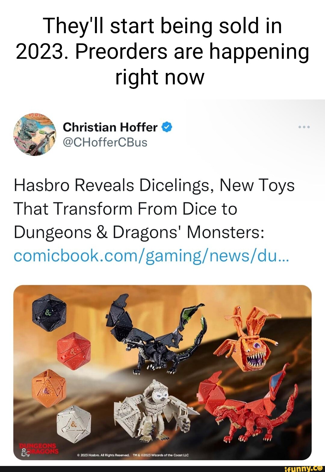 They'll start being sold in 2023. Preorders are happening right now ...