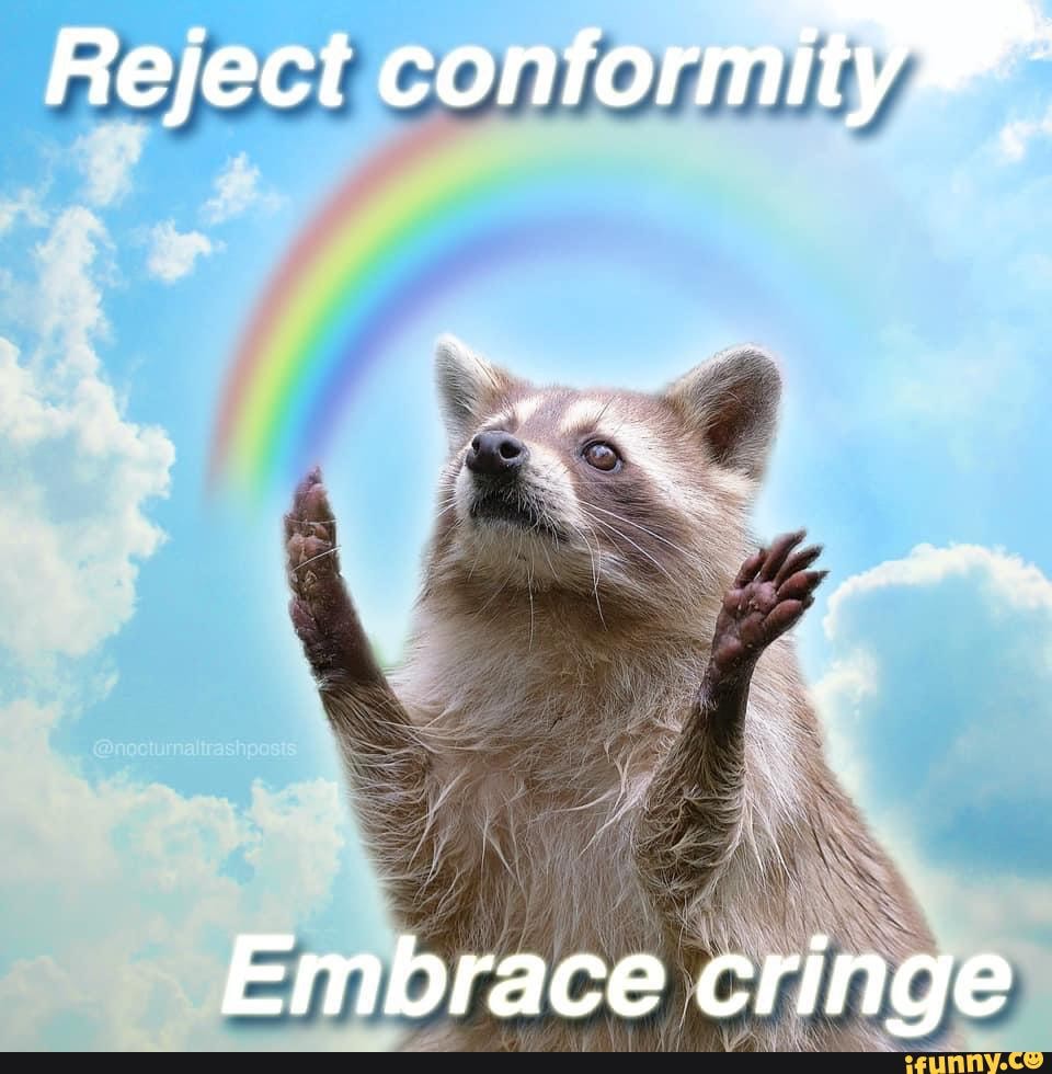 Recycled Memes and Things - Reject Embrace cringe - iFunny