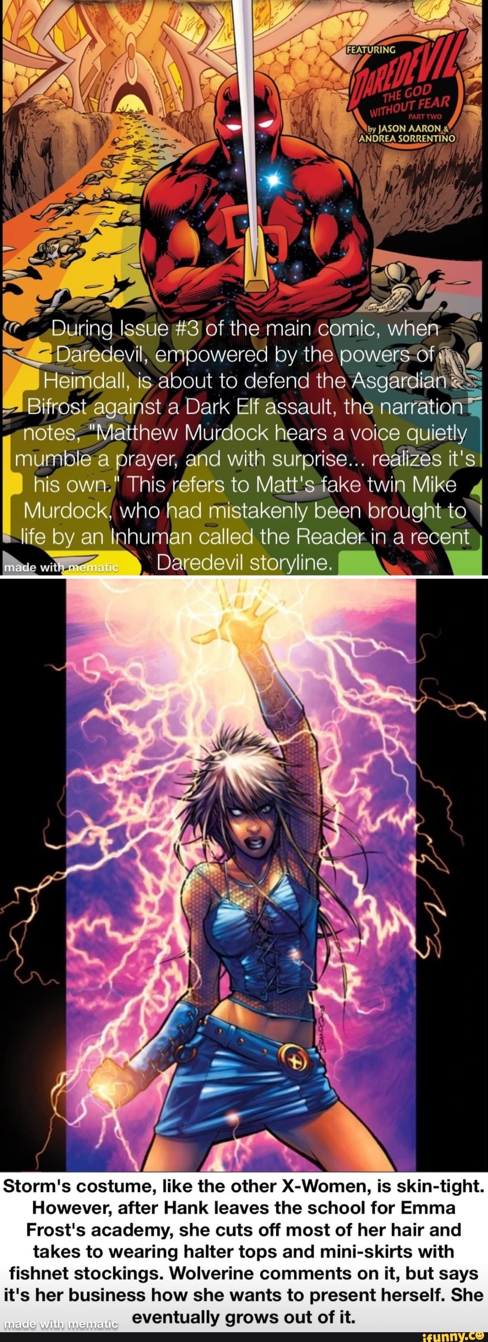 ANDREA SORRENTINO During Issue #3 of the main comic, when Daredevil ...