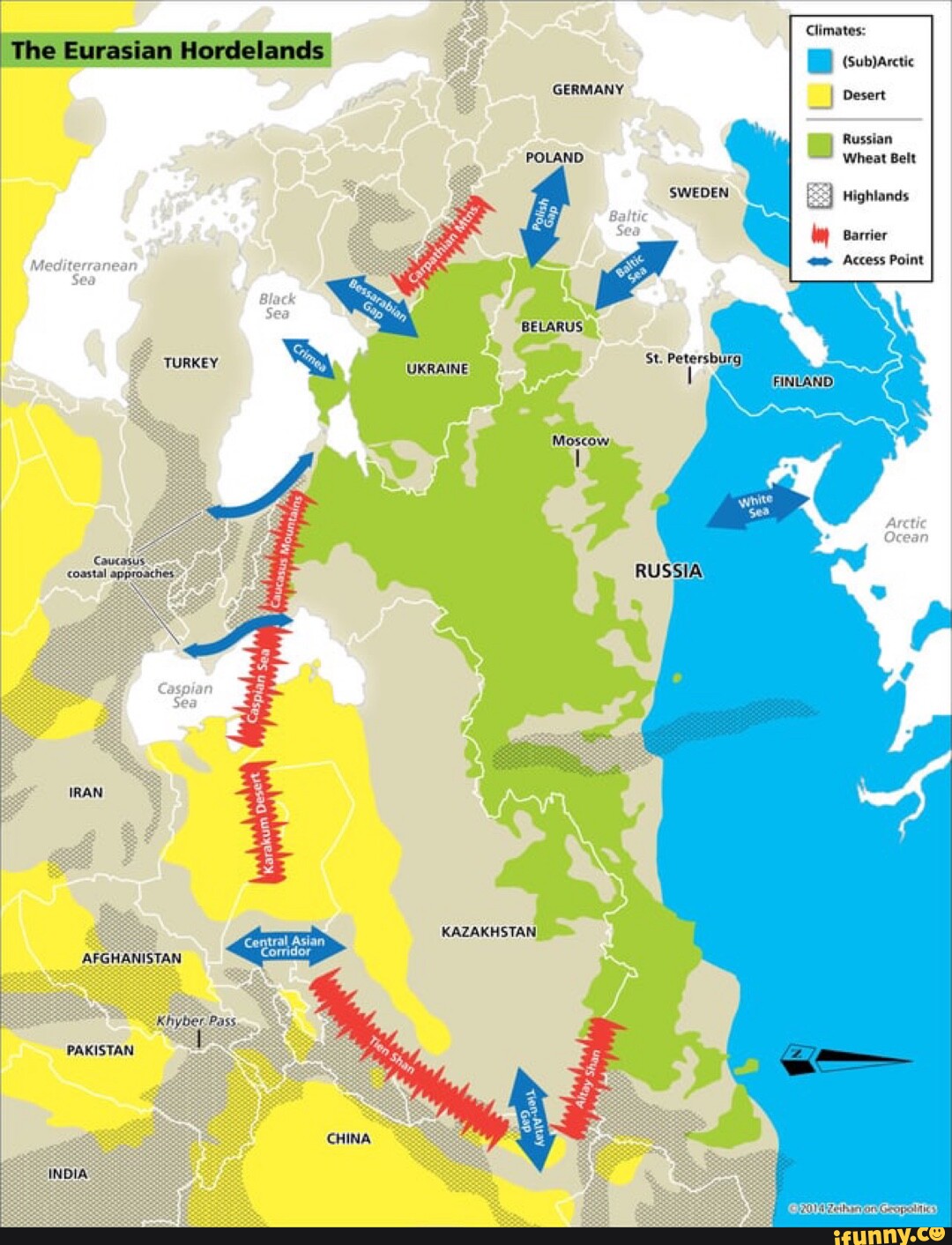 The Eurasian Hordelands Mediterranean Sea TURKEY Coucasus coastal ...