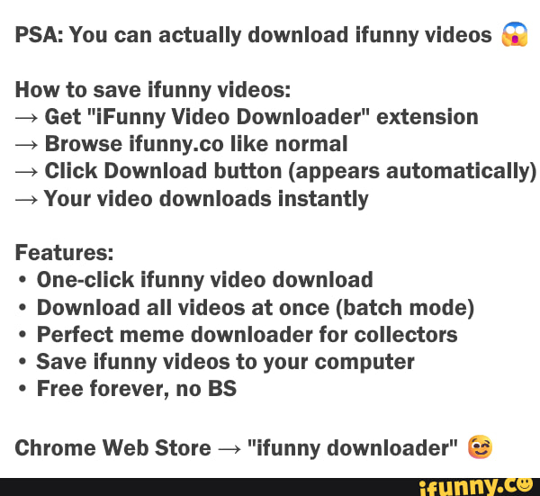 How to download ifunny videos - One-click ifunny video downloader ...