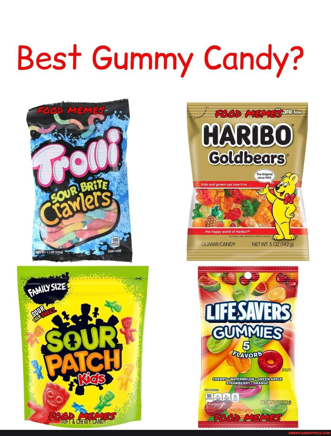 Best Gummy Candy? Kids and SIZE. - America’s best pics and videos