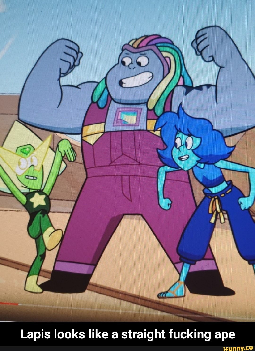 Lapis looks like a straight fucking ape - Lapis looks like a straight fucking ape - iFunny