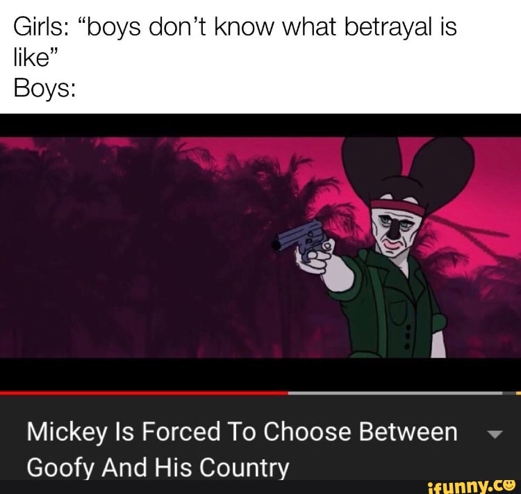 Like" Boys: Girls: "boys don't know what betrayal is Mickey Is Forced ...