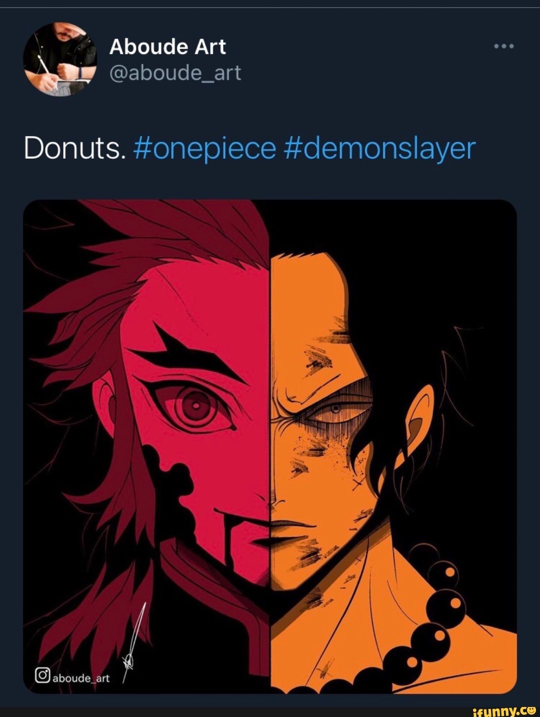 Aboude Art (aboude art Donuts. fonepiece ffdemonslayer aboude art - iFunny