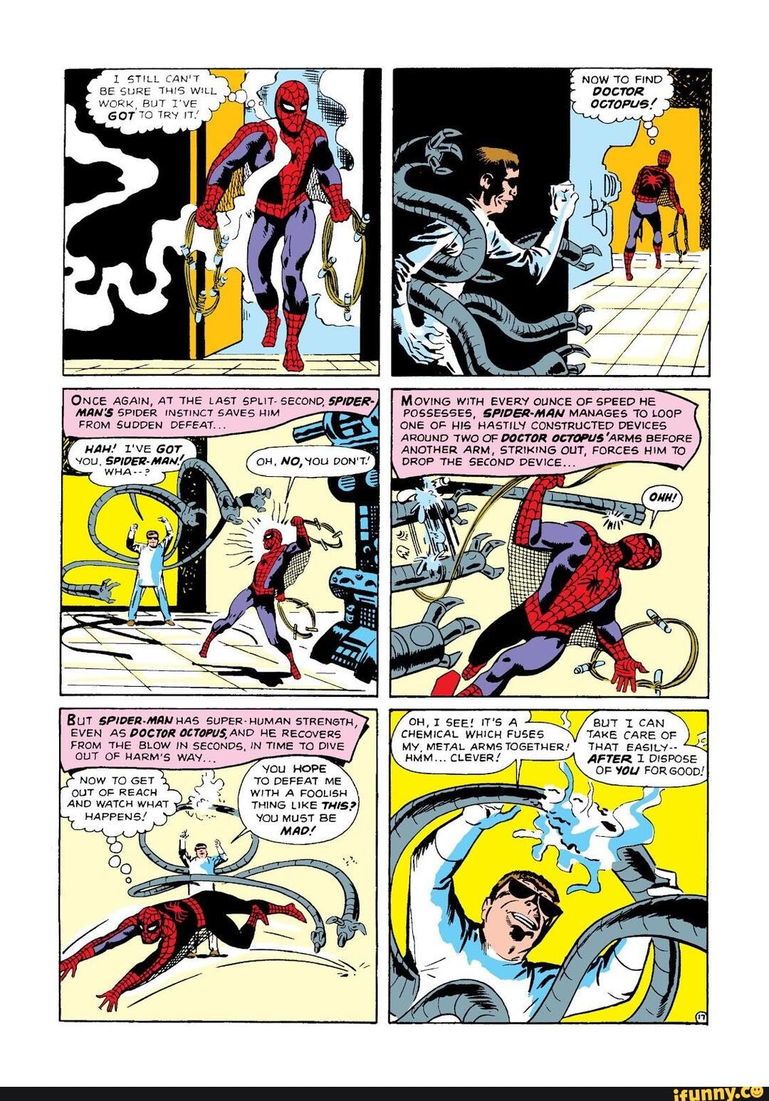 Spider-Man defeats Doctor Octopus despite the latter knowing his every ...